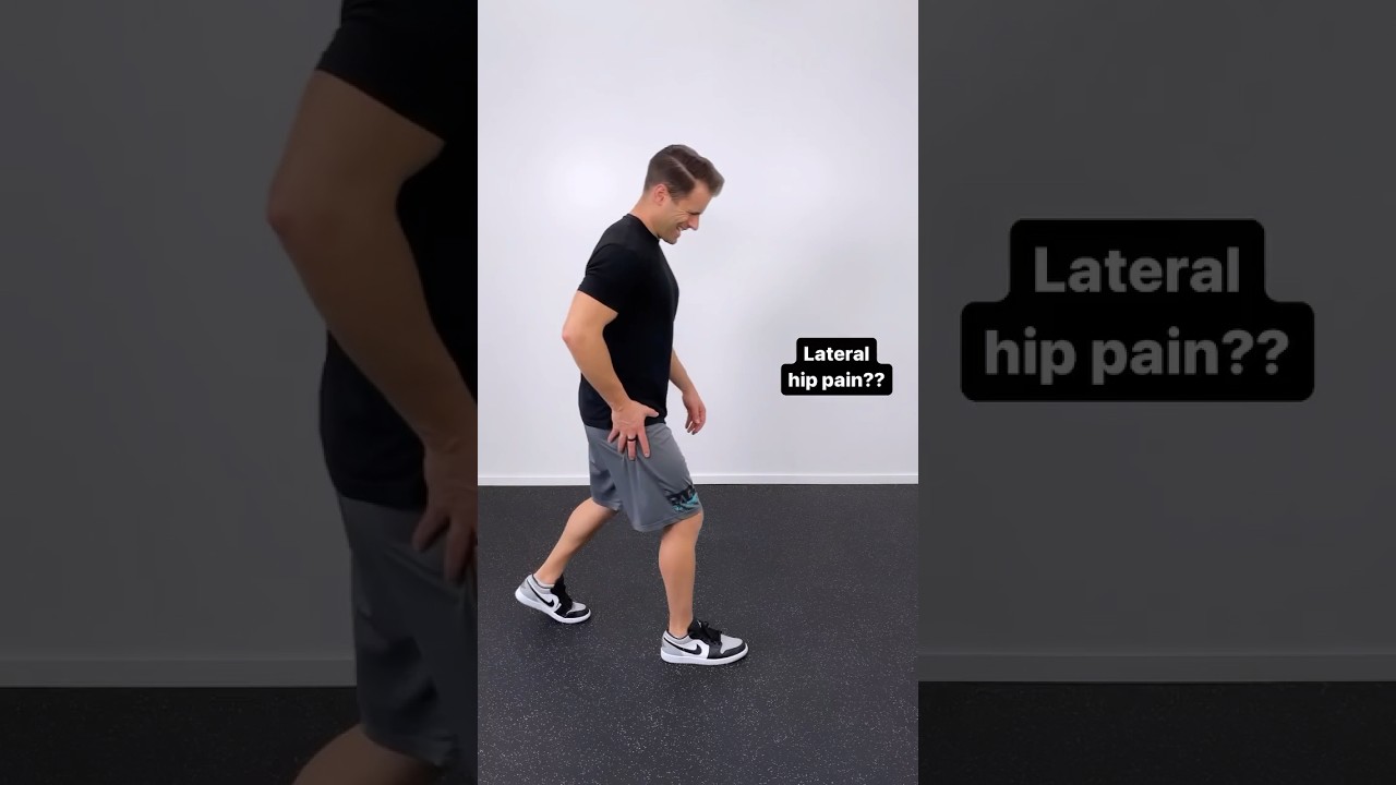 Quick Fix For Lateral Hip Pain! 4 Exercises To Feel Better Fast! #shorts